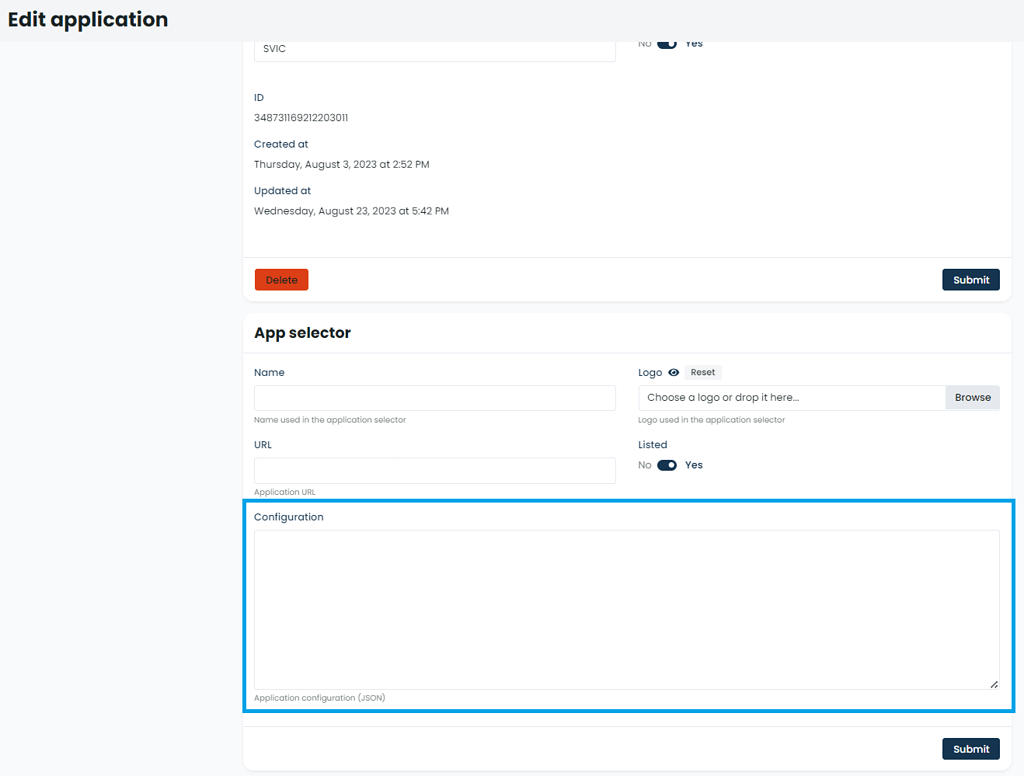 App config json - 🧩 Low-Code Development - Corteza