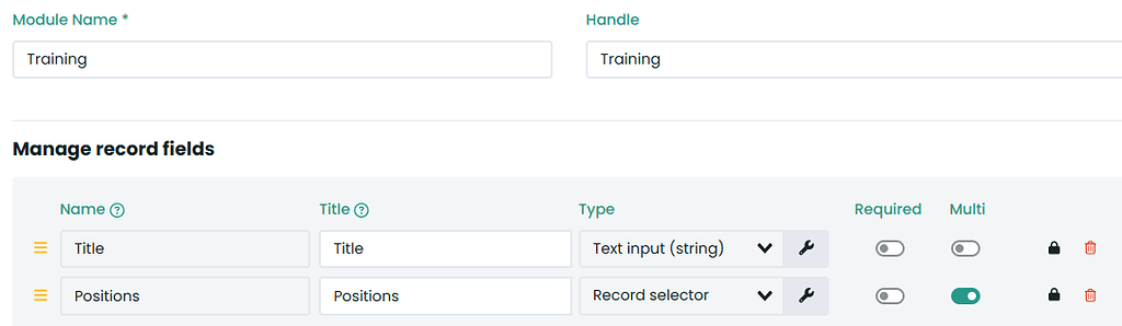 How to use multi-record select on modules - Corteza