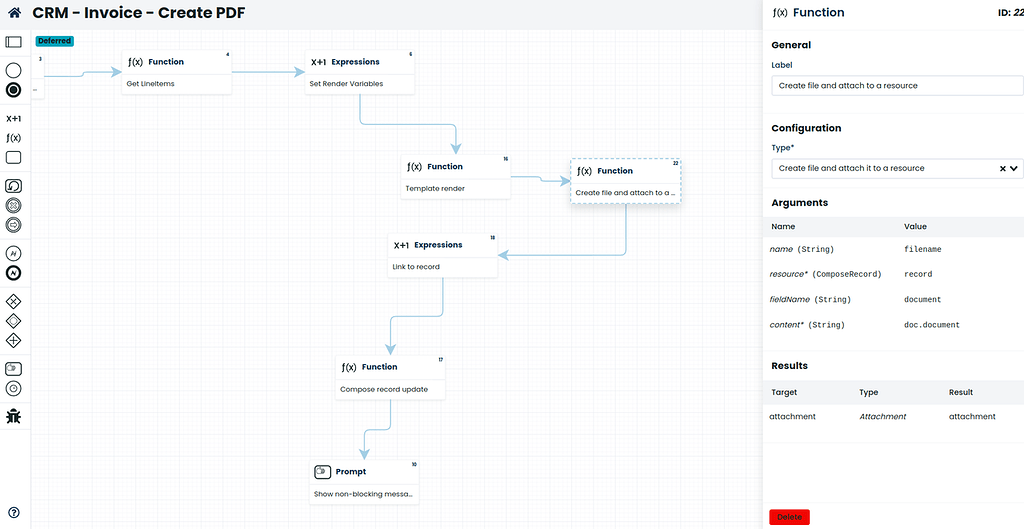 Create Invoice PDF failed - Corteza